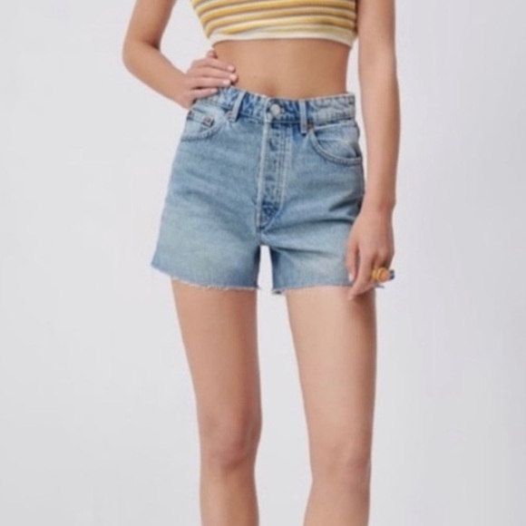 Zara | Shorts | Zara High Waisted Denim Shorts Sz | Poshmark